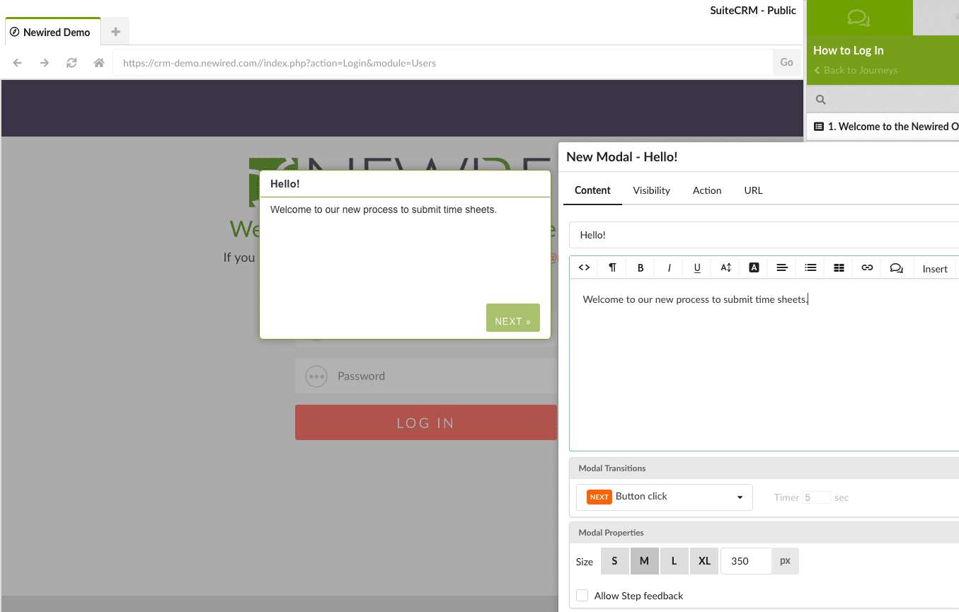 Journeys 4/9: Modal Steps - Newired